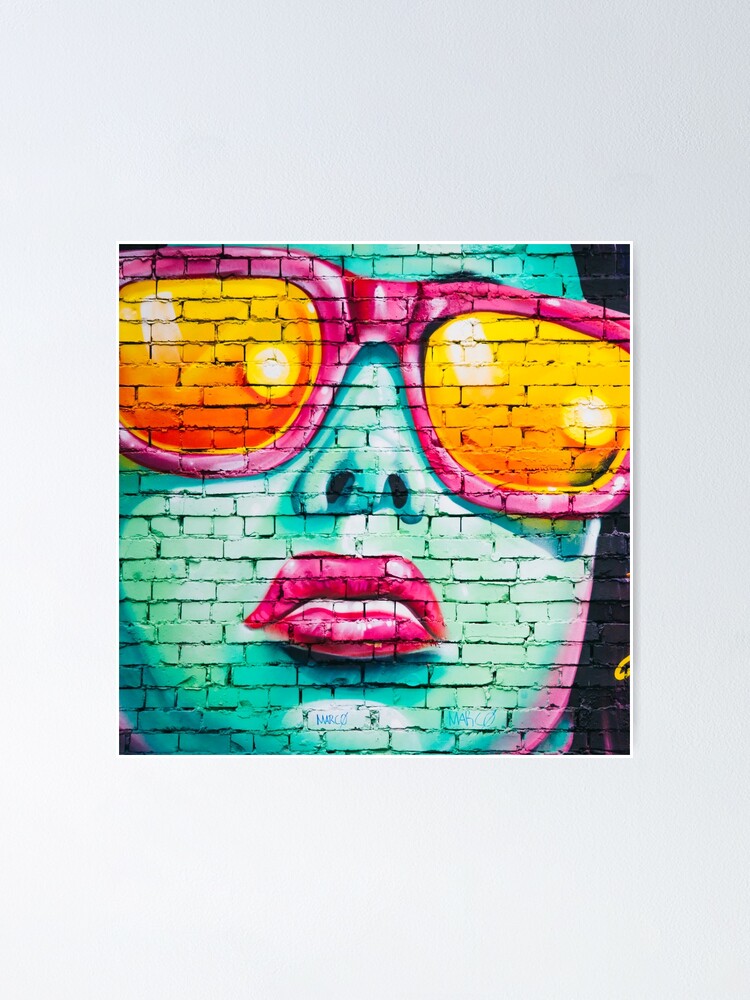 Street Girl Graffiti Art Poster For Sale By Badassfashions Redbubble