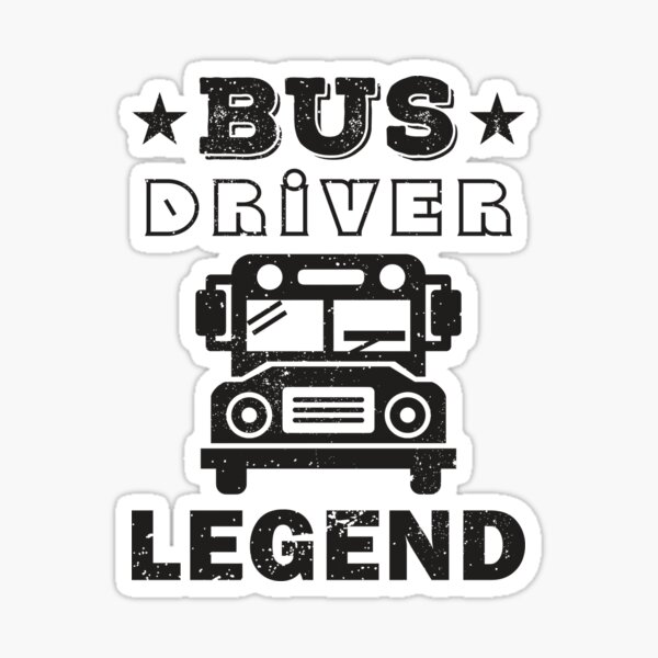 "School Bus Driver - Bus Driver" Sticker for Sale by StarsForgers ...