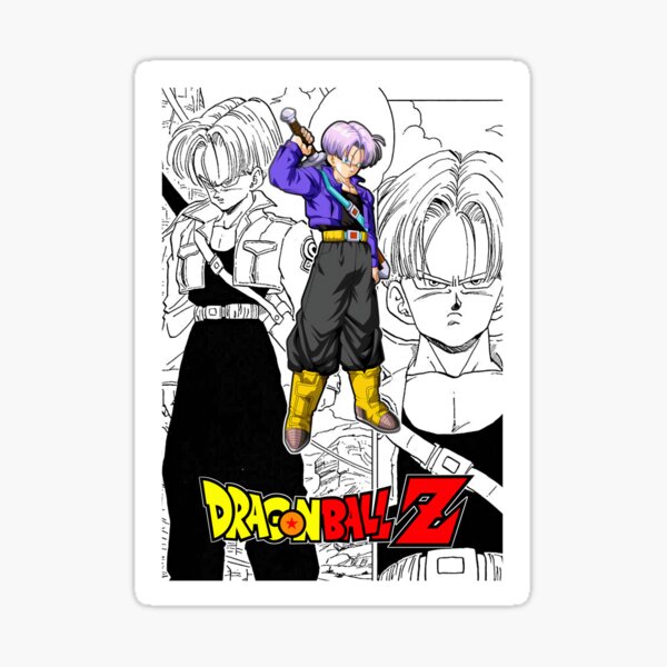 "Dragon Ball Z: Trunks" Sticker for Sale by AnimatoPosters | Redbubble