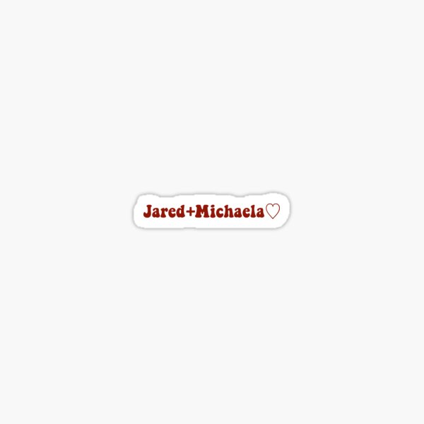 "Jared+Michaela Manifest Art" Sticker for Sale by ReaganMck | Redbubble