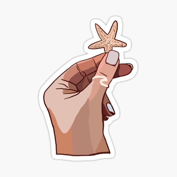 "Holding a star" Sticker for Sale by SincerelySandy | Redbubble