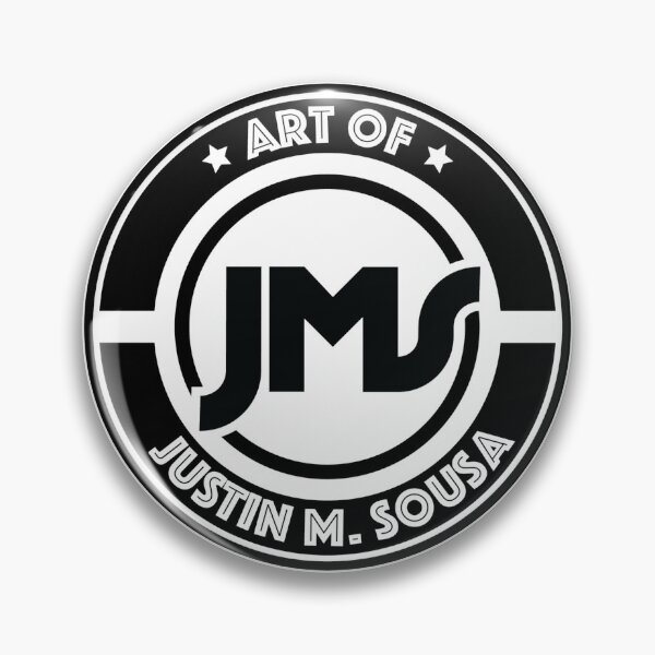 "Art of JMS" Pin for Sale by Justin Sousa | Redbubble