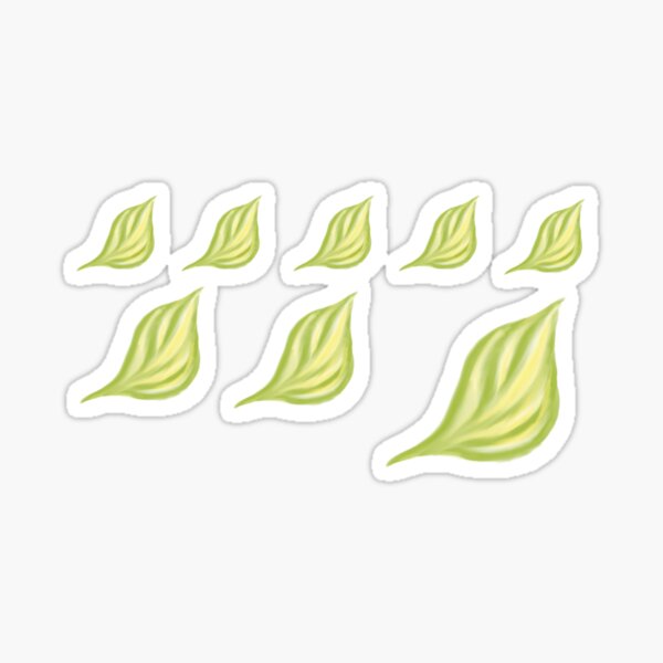 "Simple Leaf" Sticker for Sale by afraadot | Redbubble