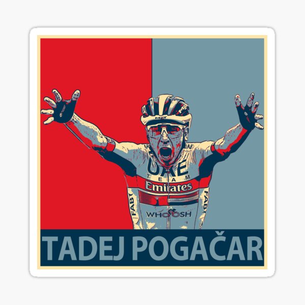 "Tadej Pogacar" Sticker for Sale by KaraGrey | Redbubble