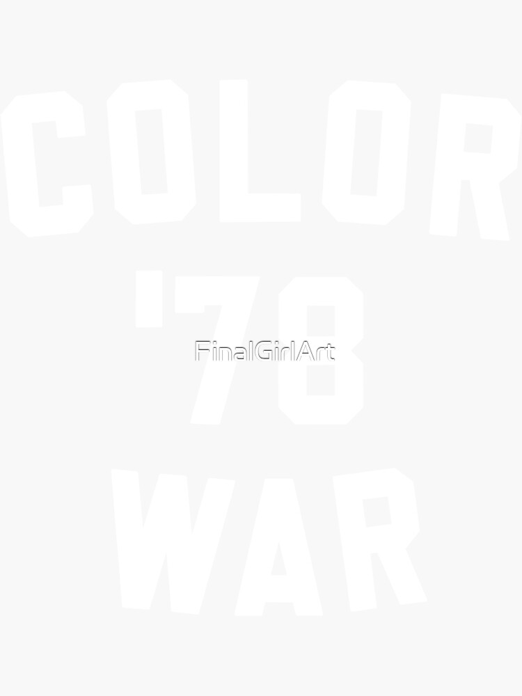 "Camp Nightwing Color War ‘78" Sticker for Sale by BugHellerman | Redbubble