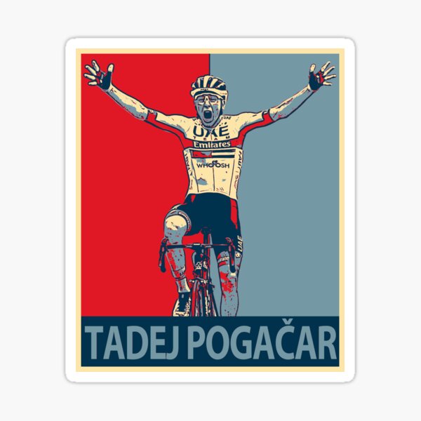 "Tadej Pogacar" Sticker for Sale by KaraGrey | Redbubble