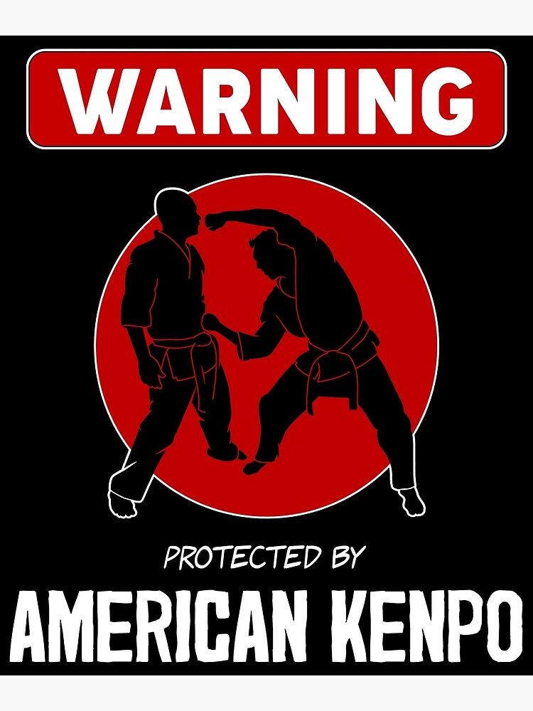 "Funny American Kenpo Martial Arts Karate Tournament Warning graphic ...