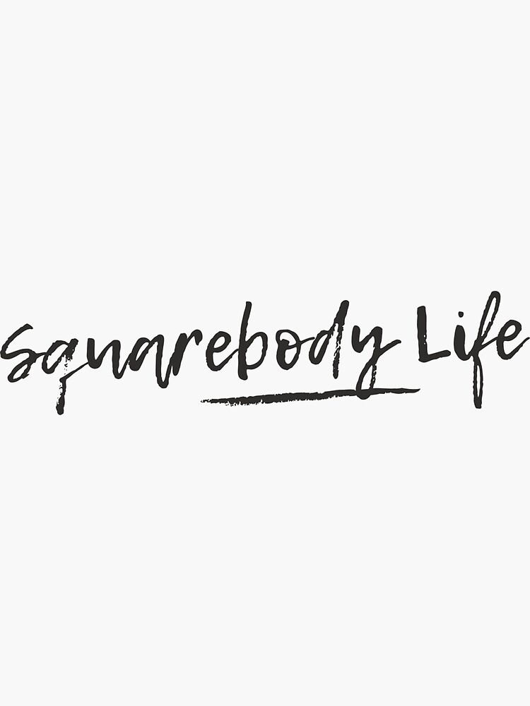 "squarebody life" Sticker for Sale by captureAclassic | Redbubble