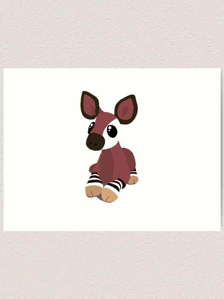 "Cute Okapi Animal" Art Print by ape-designs | Redbubble