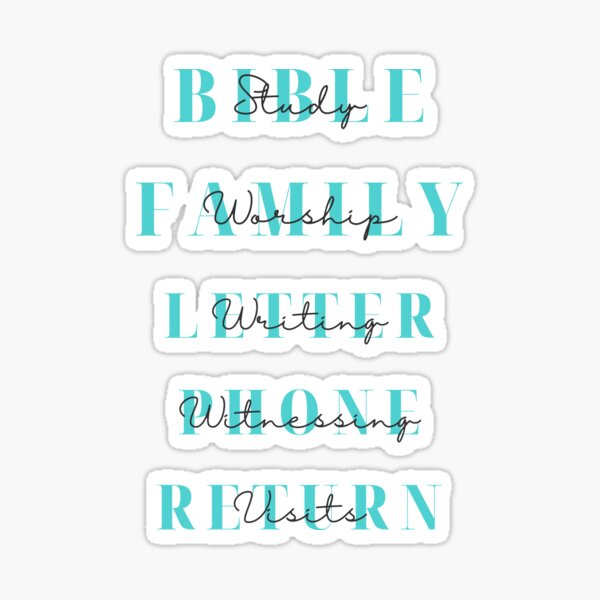 "JW Sticker Pack| JW Stickers" Sticker for Sale by fsultesart | Redbubble