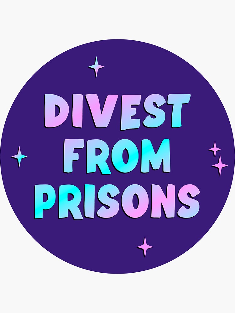 "Divest From Prisons - ACAB" Sticker for Sale by SSFootball | Redbubble