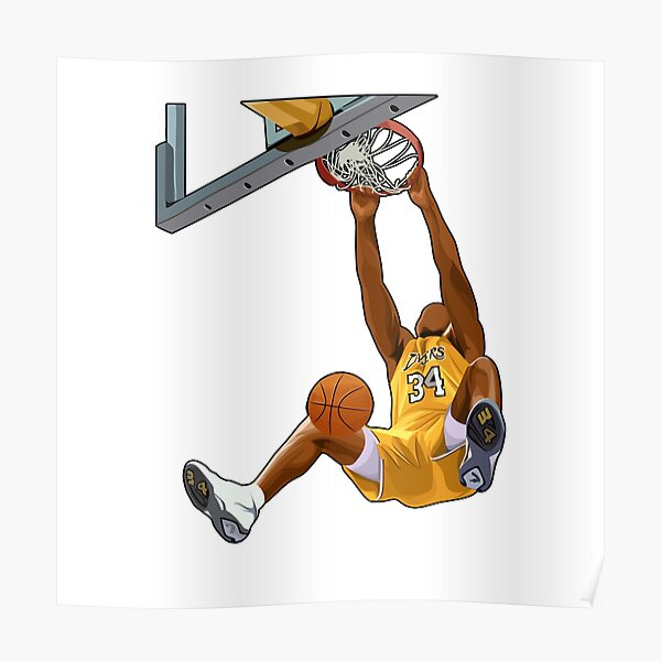 Shaquille Oneal Posters | Redbubble