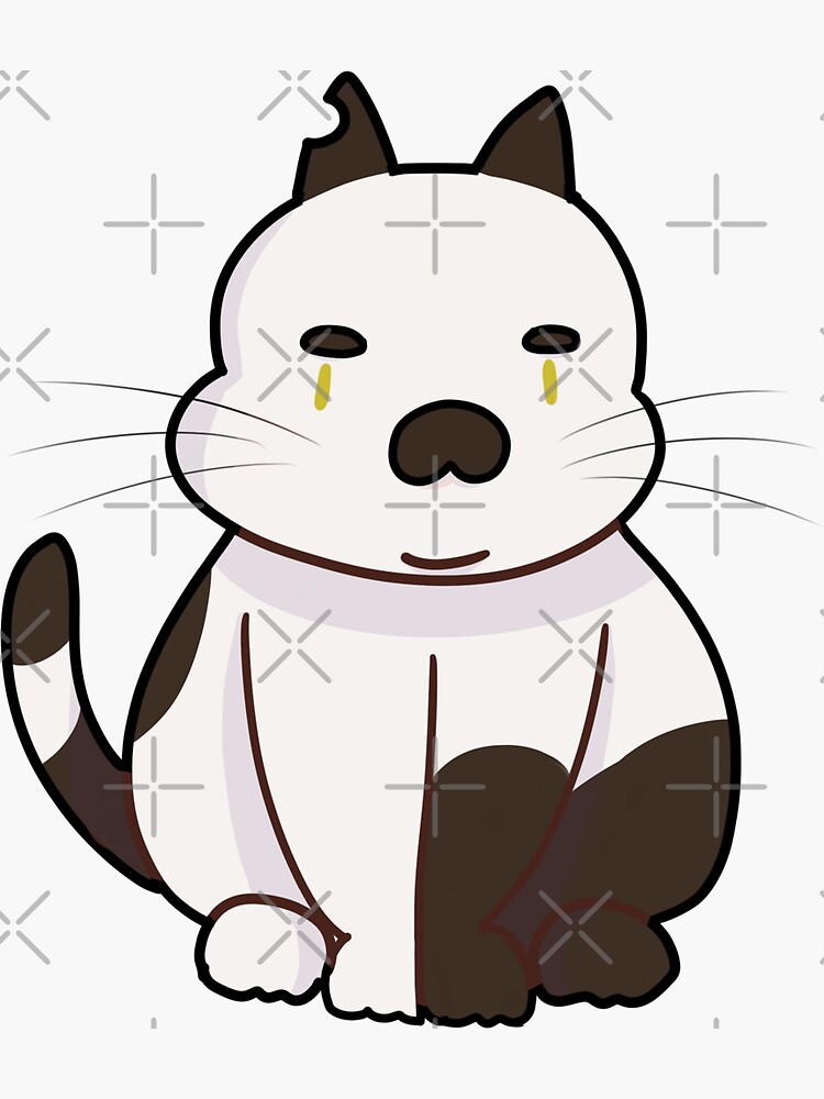 "Luca Cat Machiavelli" Sticker by Dino-Da-Dragon | Redbubble