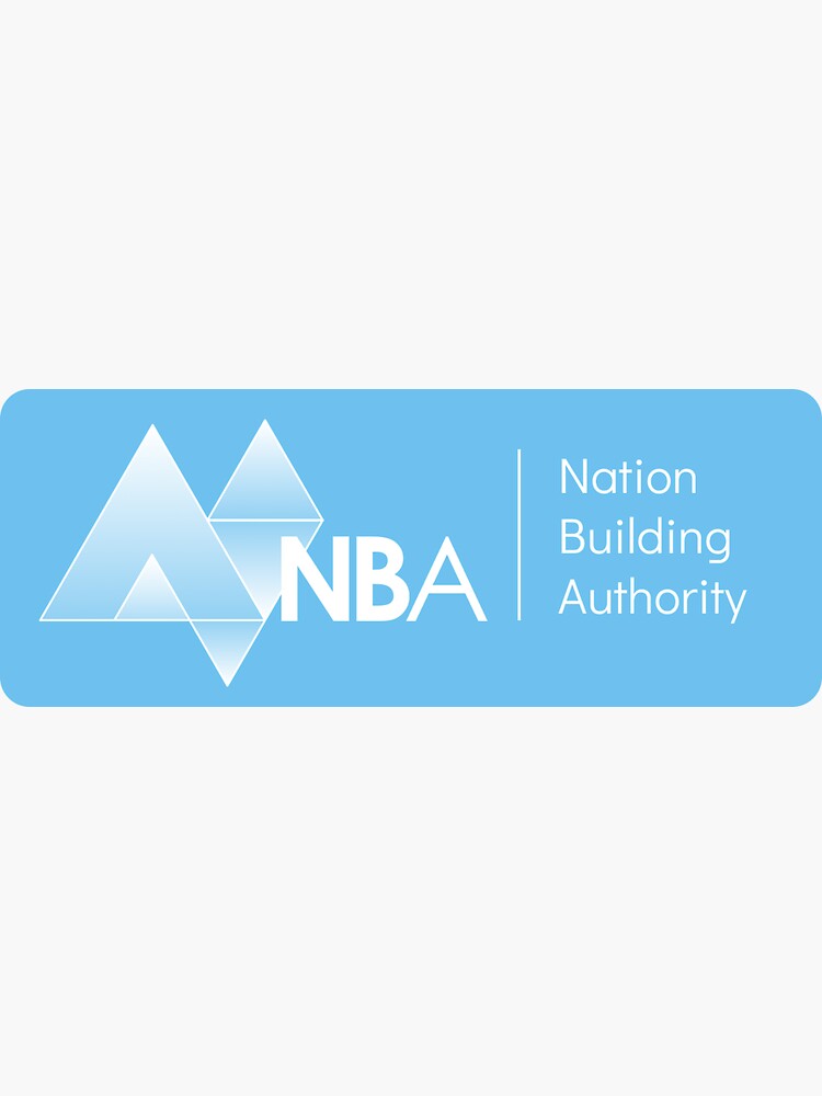"Nation Building Authority" Sticker for Sale by Tangibles | Redbubble