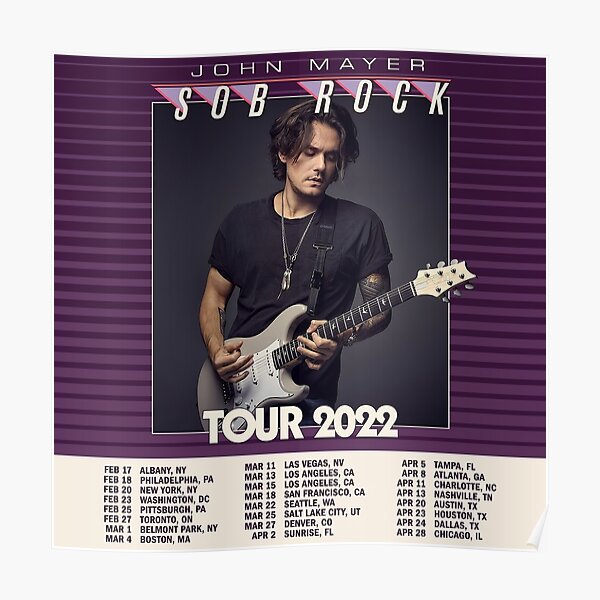 "Sob Rock Tour 2022" Poster for Sale by Klaudiabaecker | Redbubble