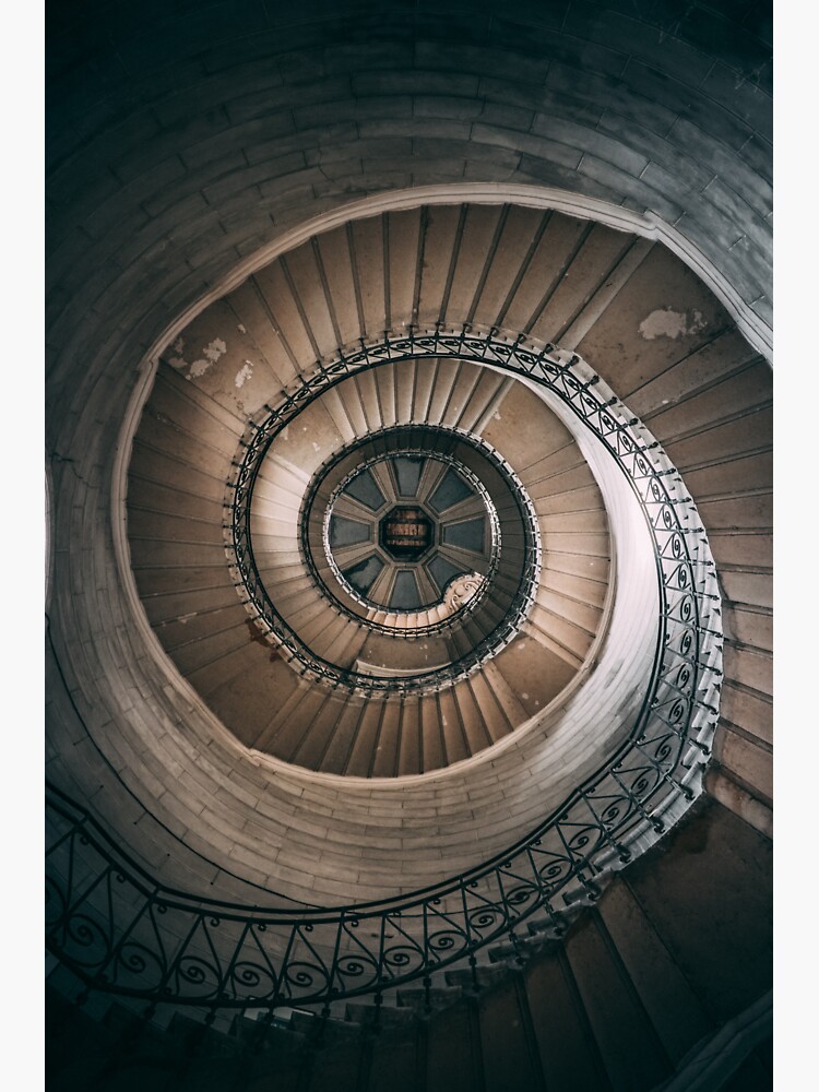 "Rounded stairs to infinity" Sticker for Sale by SPKshop | Redbubble