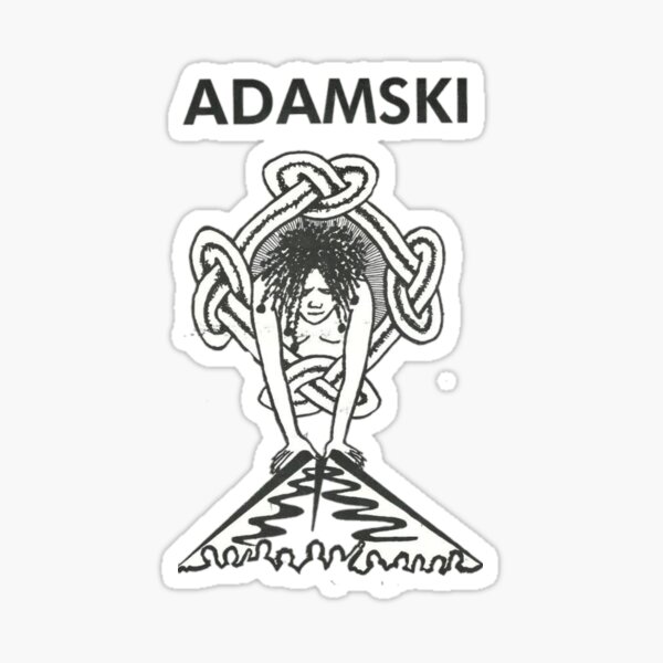 "Adamski near the beginning " Sticker for Sale by AntiquePatriot ...