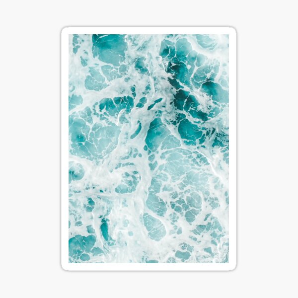 "Blue ocean" Sticker for Sale by Roshankeenoo | Redbubble