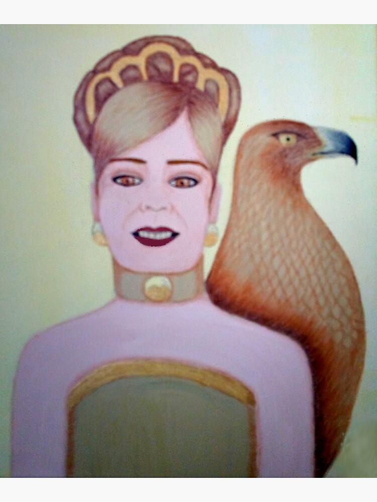 "The Golden Princess with Golden Eagle" Sticker for Sale by KDStout ...