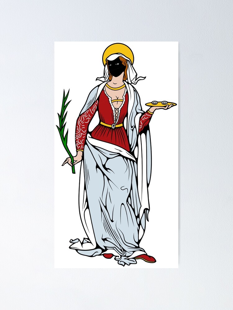 "ST LUCIA (ST LUCY)" Poster by CatholicSaints | Redbubble