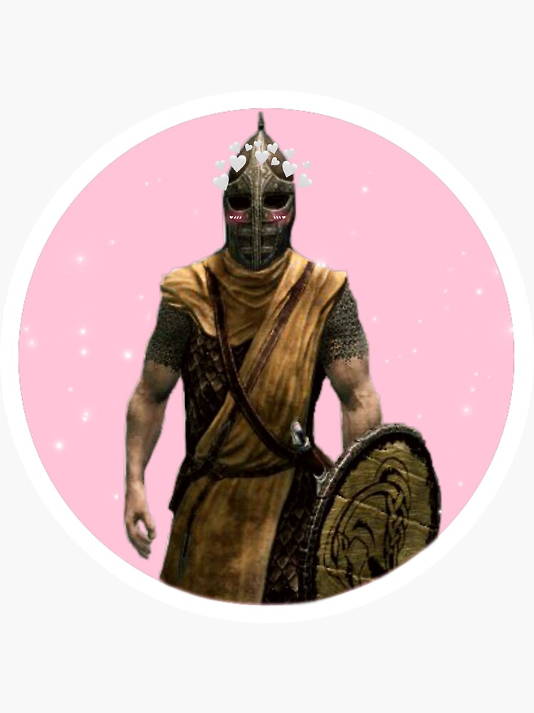 "Cute Skyrim Guard" Sticker for Sale by mere2468 | Redbubble