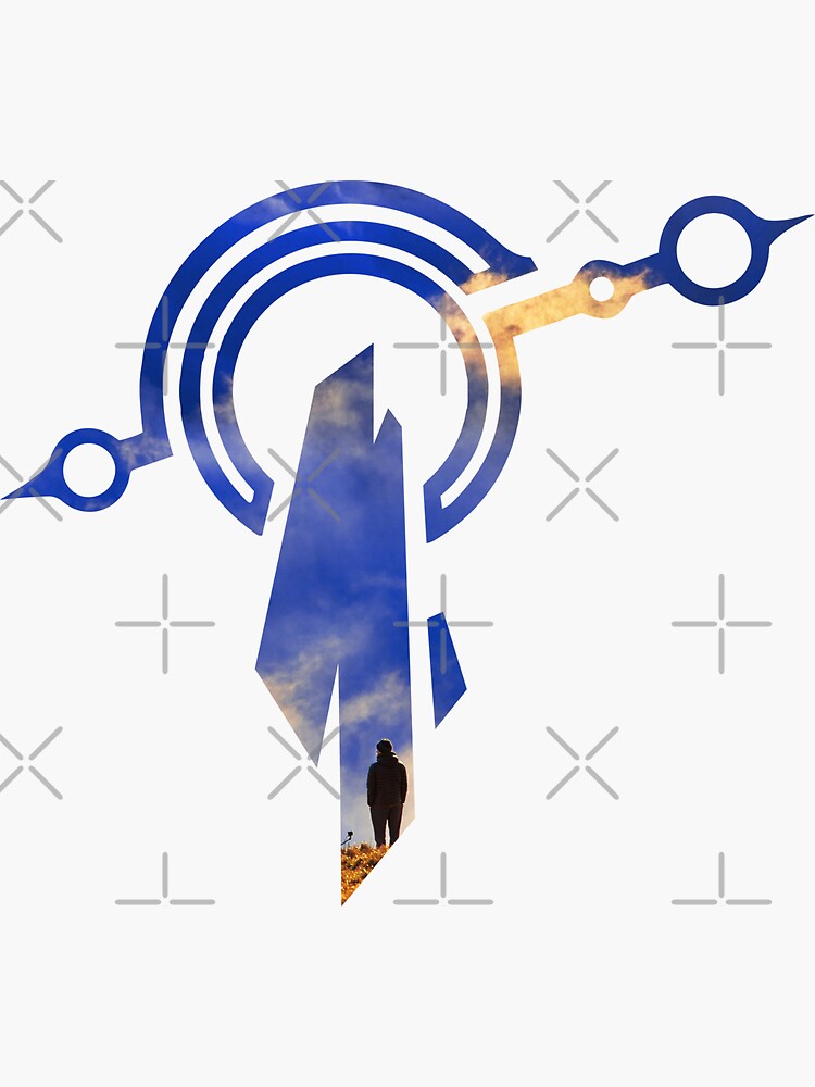 "Mt. Targon Crest Cosmic" Sticker for Sale by SastheTater | Redbubble