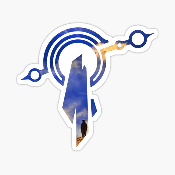 "Mt. Targon Crest Cosmic" Sticker for Sale by SastheTater | Redbubble