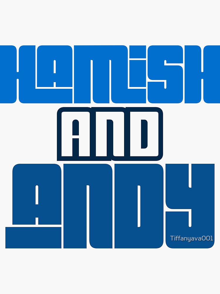 "Hamish And Andy" Sticker for Sale by Tiffanyava001 | Redbubble