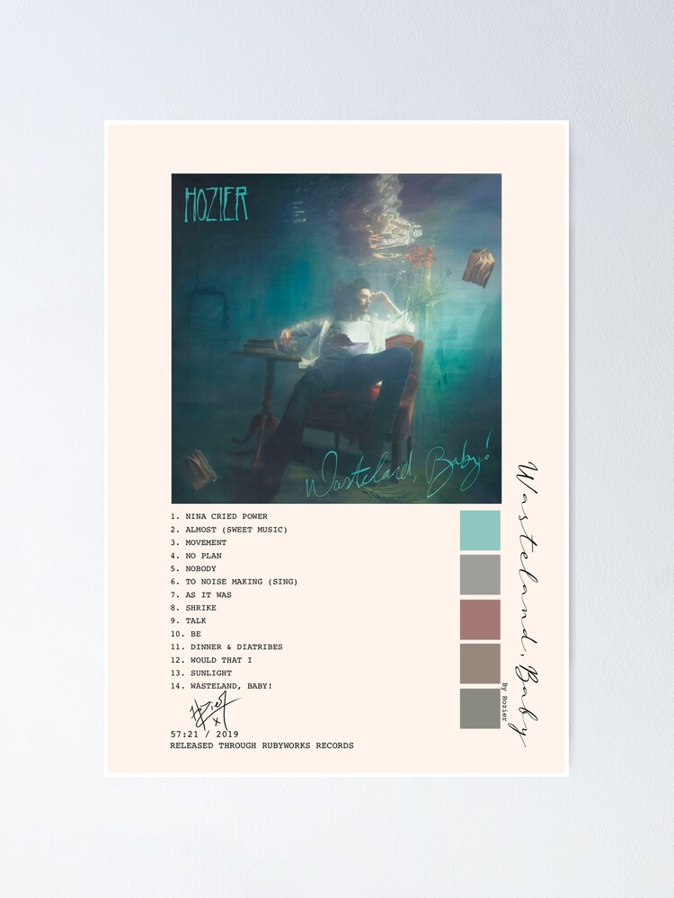 "Hozier album cover poster " Poster for Sale by ArtsyCoconut | Redbubble