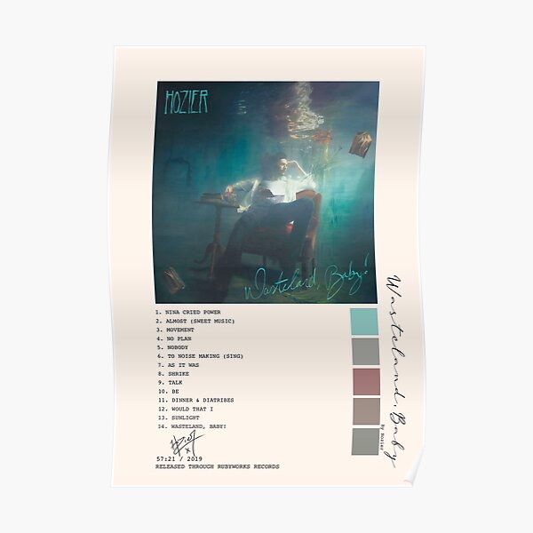 "Hozier album cover poster " Poster for Sale by ArtsyCoconut | Redbubble