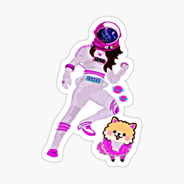 "space girl " Sticker by aastrify | Redbubble