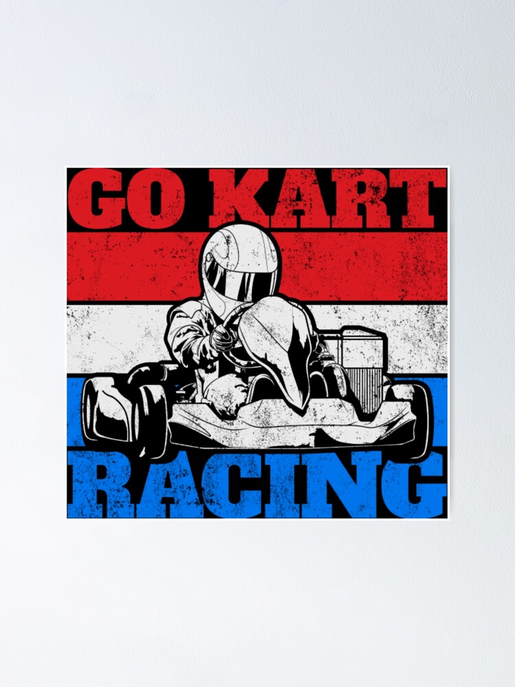 "Go Kart Racing" Poster by LourdesMarina | Redbubble