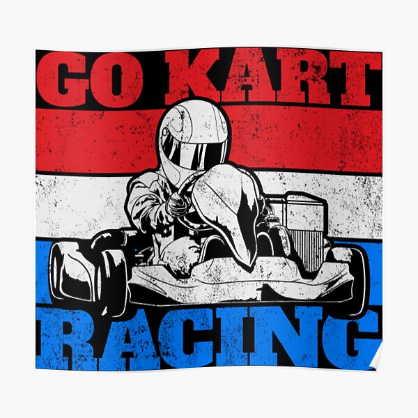 "Go Kart Racing" Poster by LourdesMarina | Redbubble