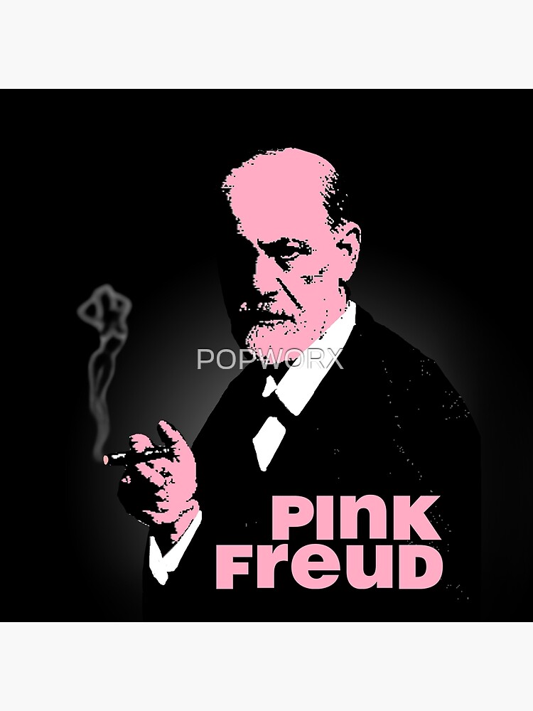 "Pink Freud" Poster by POPWORX | Redbubble