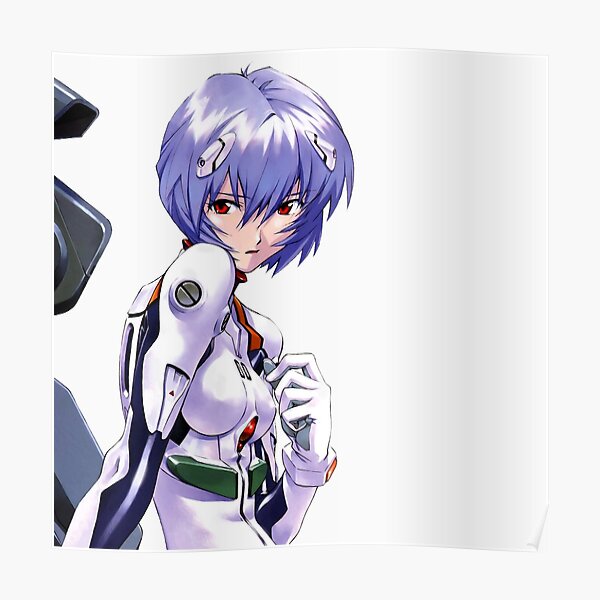 "Rei Ayanami" Poster by mbahrai | Redbubble