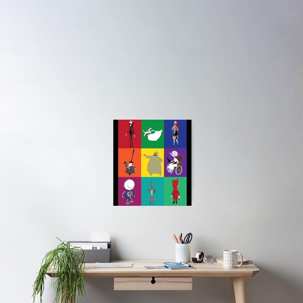 nightmare Before Xmas Characters Poster By RuffinAmber Redbubble nightmare-before-xmas-characters-poster-by-ruffinamber-redbubble