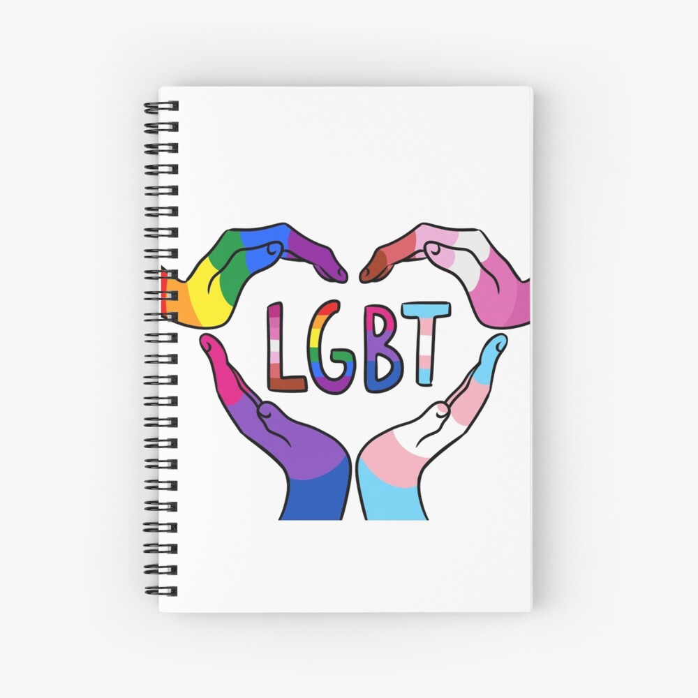 "lgbt" Spiral Notebook by squeakycat | Redbubble