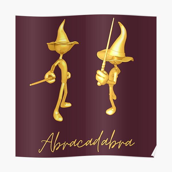 "Abracadabra" Poster for Sale by TheBrandBar | Redbubble