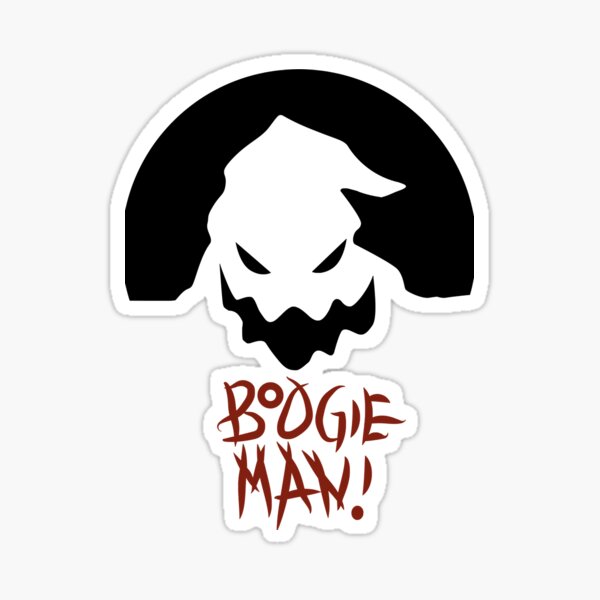 "boogie man horror black art" Sticker for Sale by RuffinAmber | Redbubble