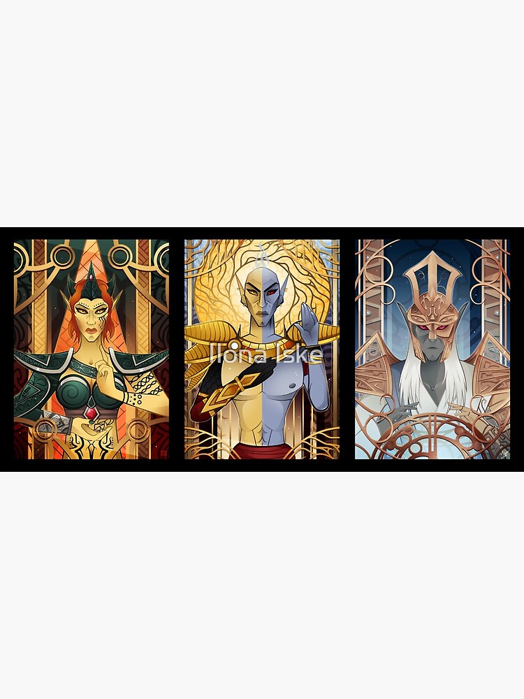 "Tribunal Gods" Poster for Sale by TornadoTwist | Redbubble