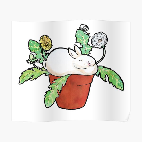 "Loafing around" Poster for Sale by Hasel-Anne | Redbubble