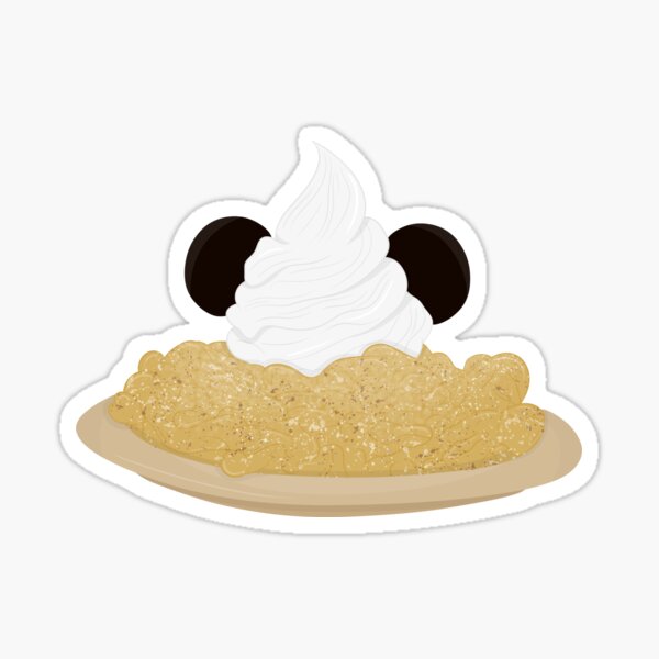 "Funnel Cake" Sticker for Sale by ShutterStudios | Redbubble
