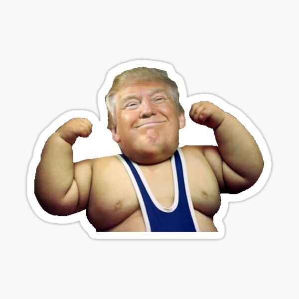 "Baby Trump" Sticker for Sale by CaseyNewell | Redbubble