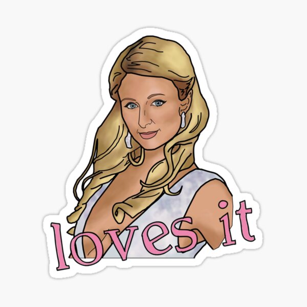 "paris-hilton" Sticker for Sale by bayloradley5 | Redbubble