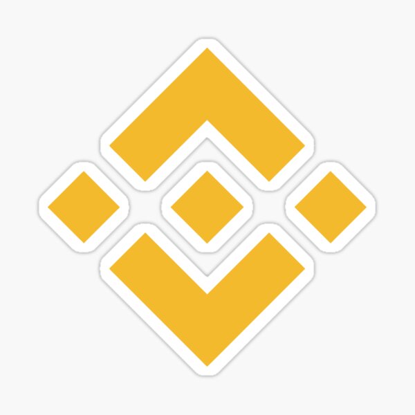 "Binance" Sticker for Sale by zemaisuwise | Redbubble
