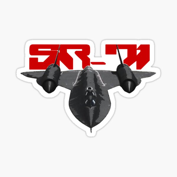 "SR-71 Blackbird " Sticker by leBrookson | Redbubble