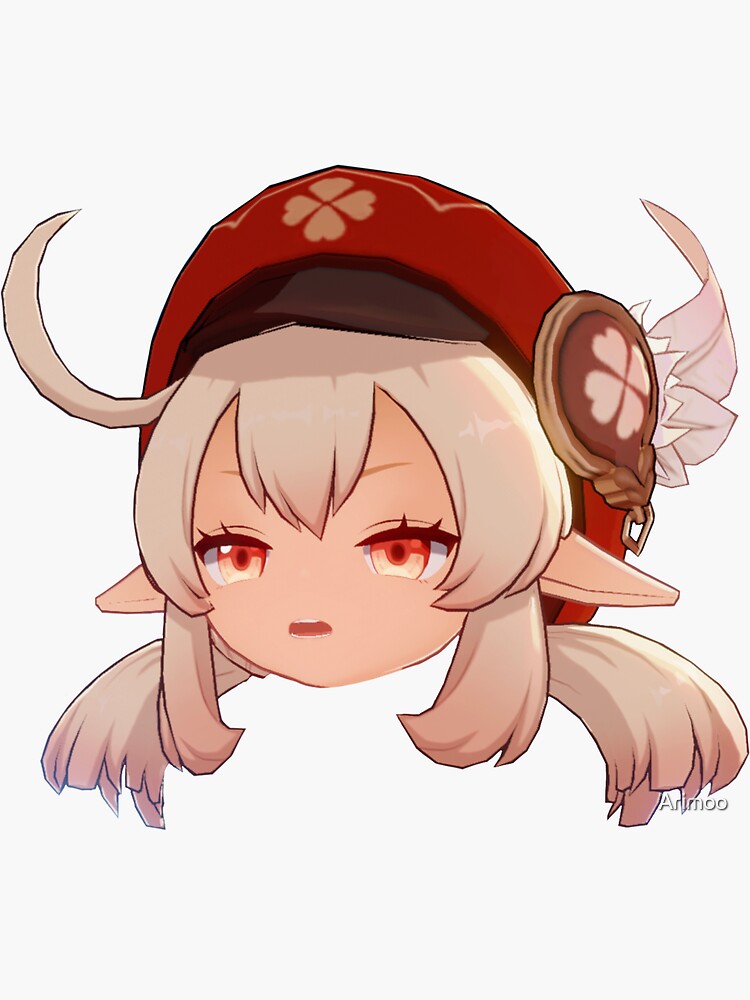 Pegatina «Angry Klee [Impacto de Genshin]» de Arimoo | Redbubble