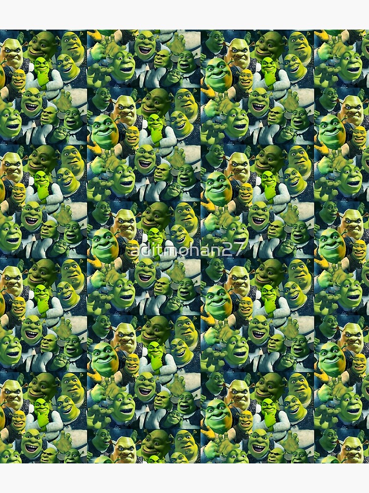 "Shrek collage poster design 2021" Backpack for Sale by aditmohan27 ...