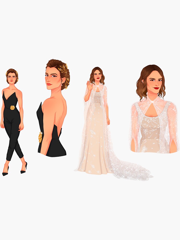 "emma watson premiere outfits stickers" Sticker for Sale by itsrn ...