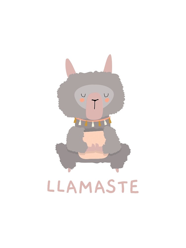Llamaste yoga and llama Premium Matte Vertical Poster sold by Bruna ...